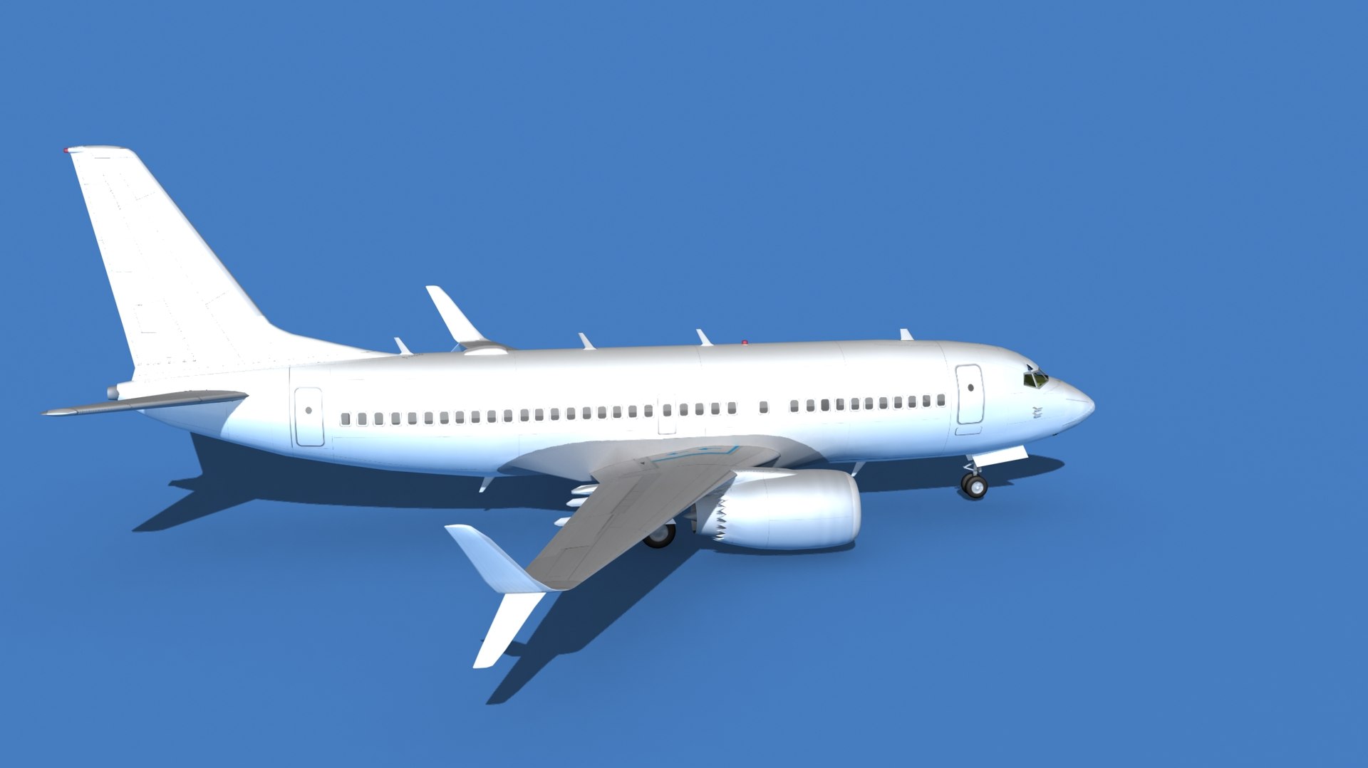 Boeing 737 Max 7 Unmarked 3 3D - TurboSquid 1762634