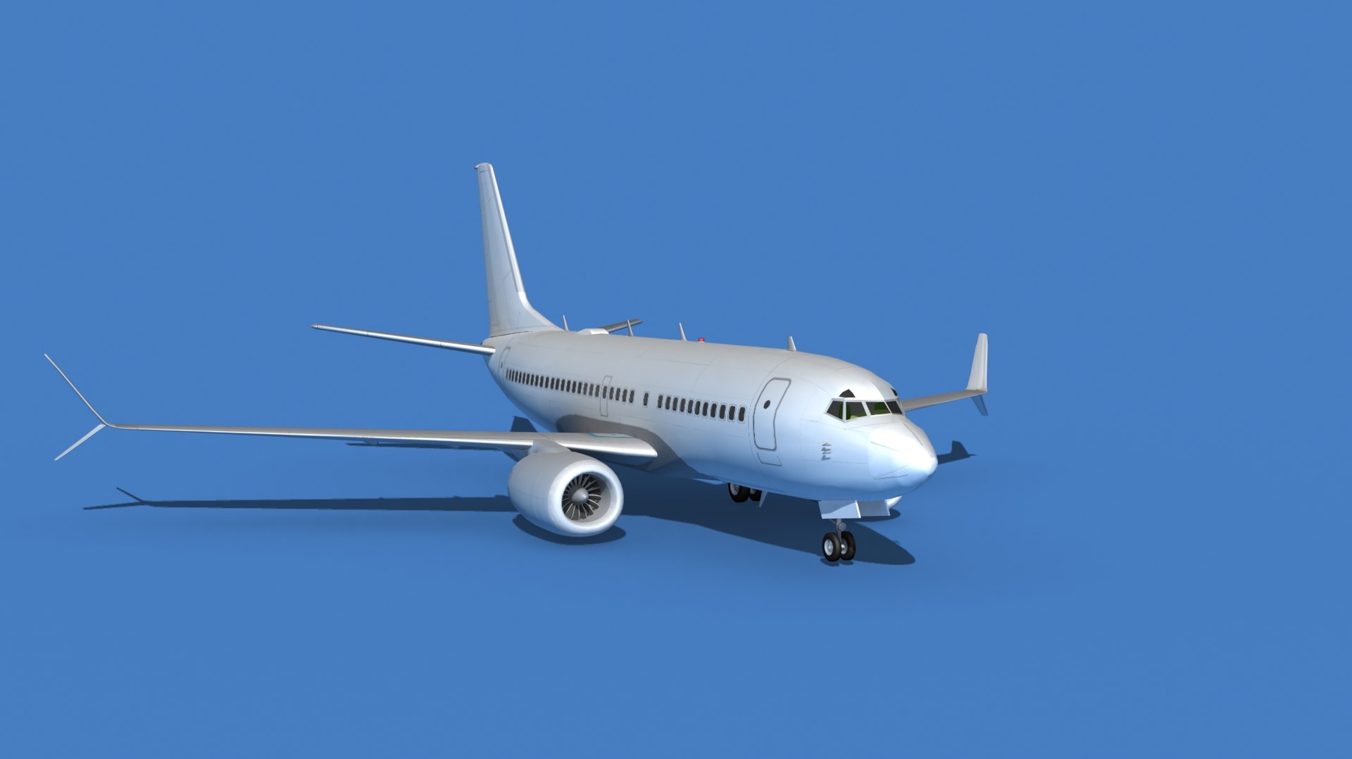Boeing 737 Max 7 Unmarked 3 3D - TurboSquid 1762634