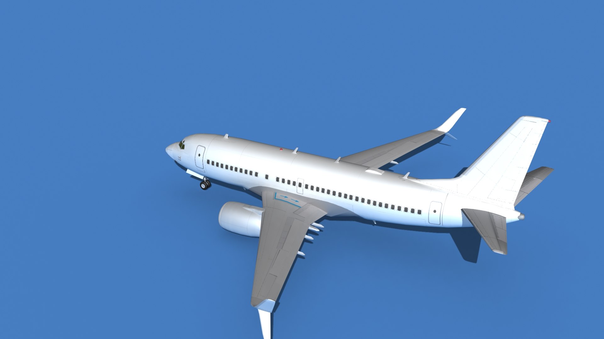Boeing 737 Max 7 Unmarked 3 3D - TurboSquid 1762634
