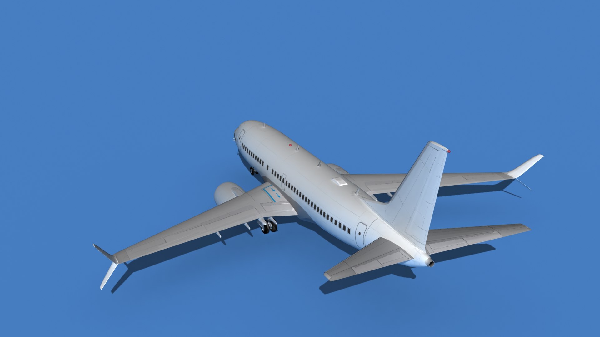 Boeing 737 Max 7 Unmarked 3 3D - TurboSquid 1762634