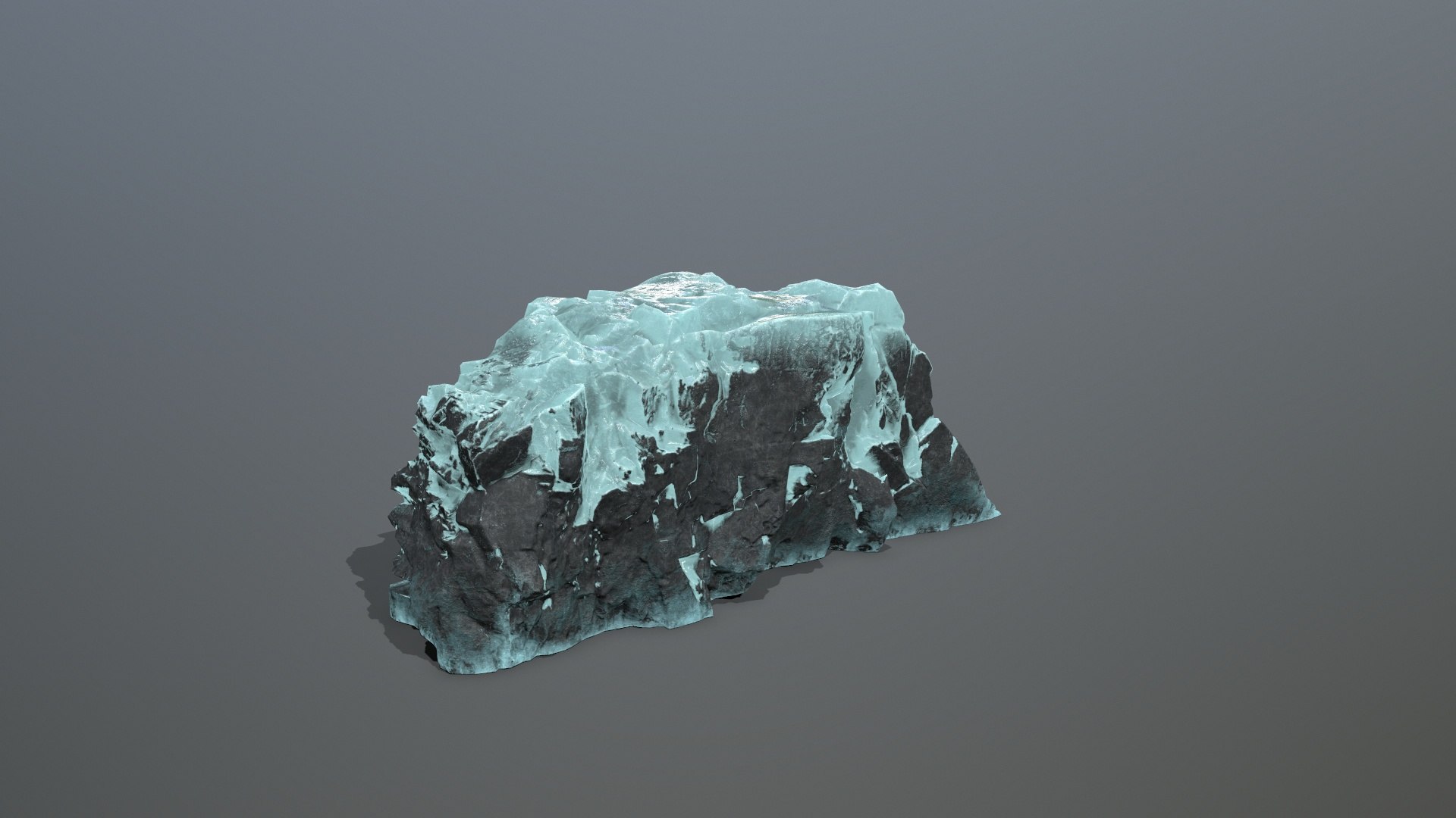 3D Model Ice Mountain - TurboSquid 2311058