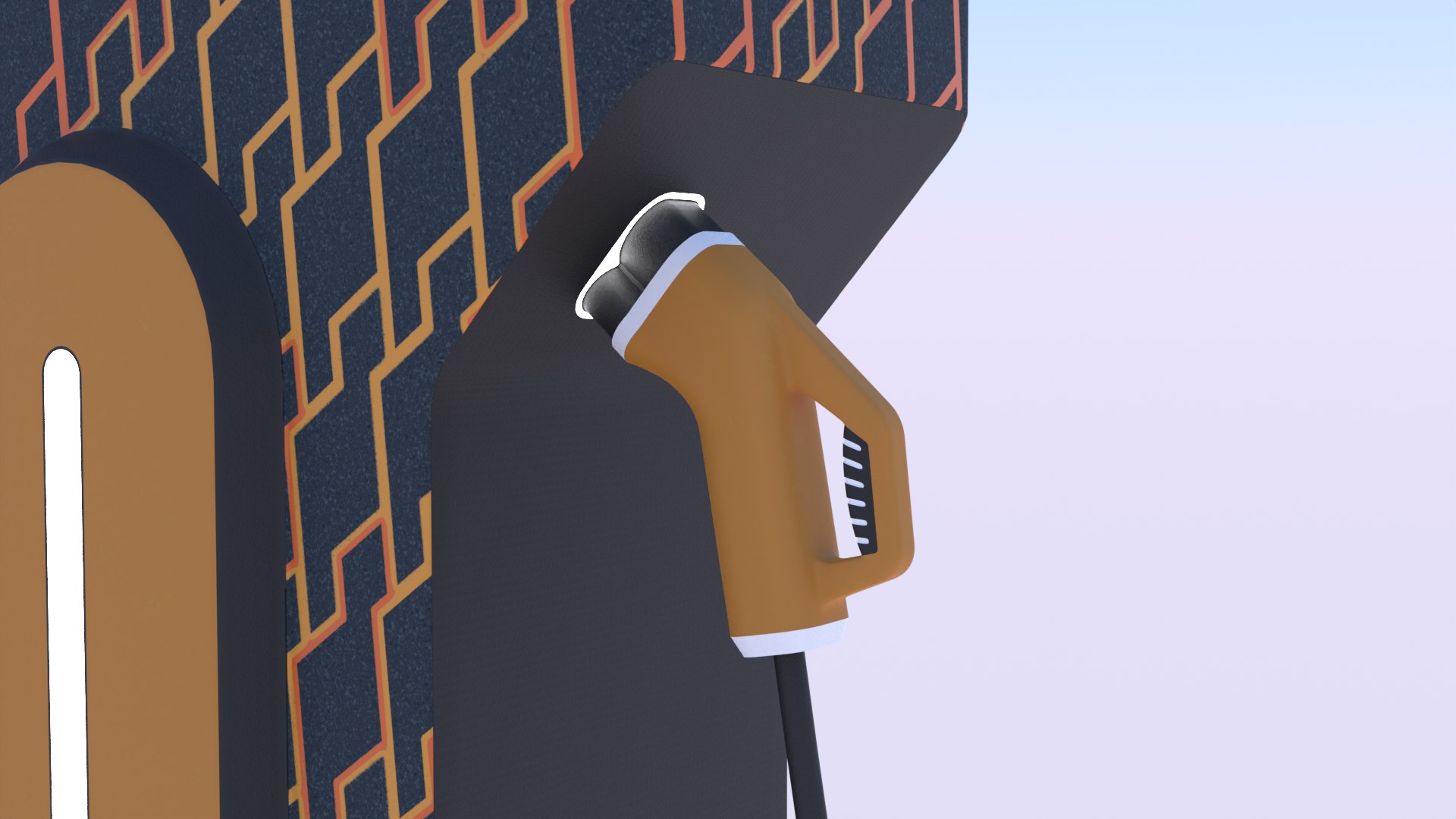 3D EV Charger II PBR 8K - TurboSquid 2142123