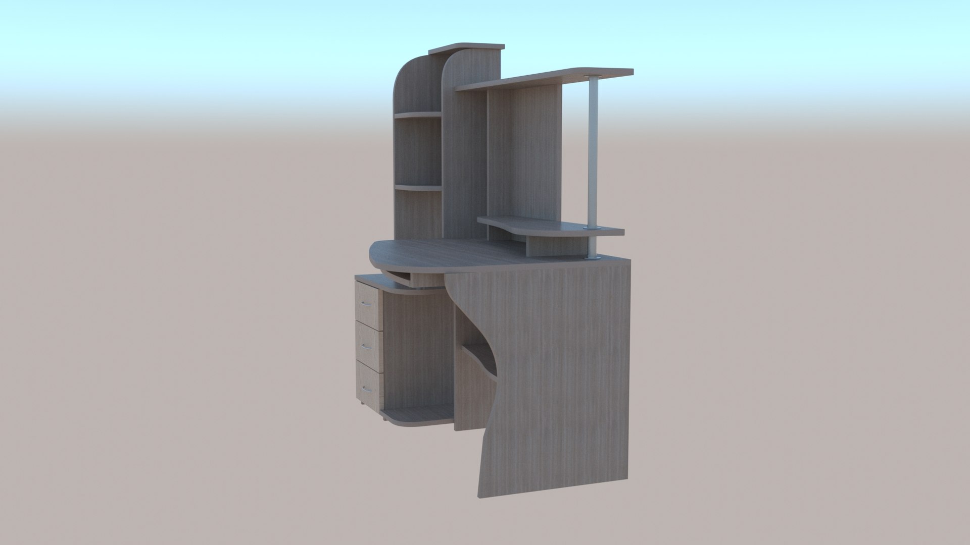 3D Computer Table - TurboSquid 2047412