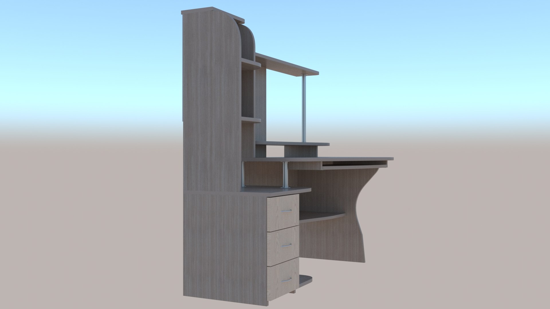 3D Computer Table - TurboSquid 2047412