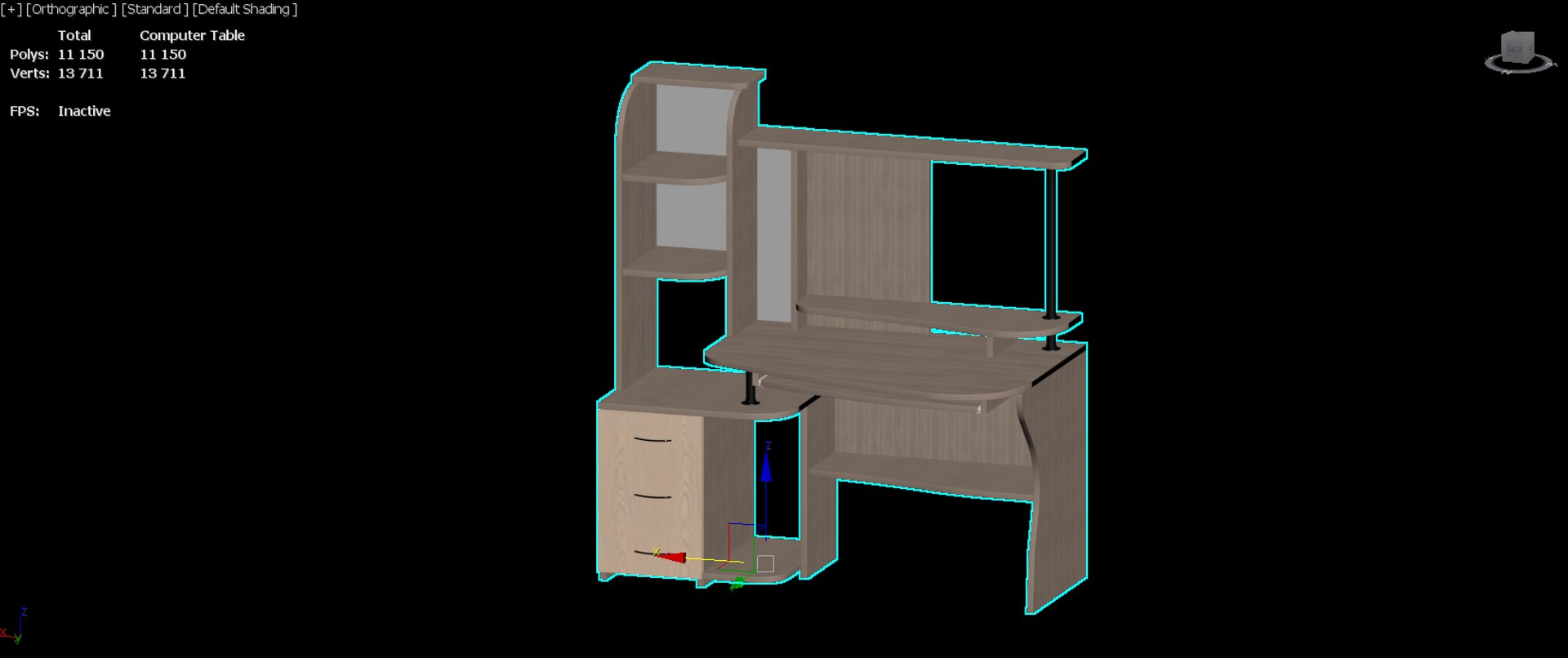 3D Computer Table - TurboSquid 2047412