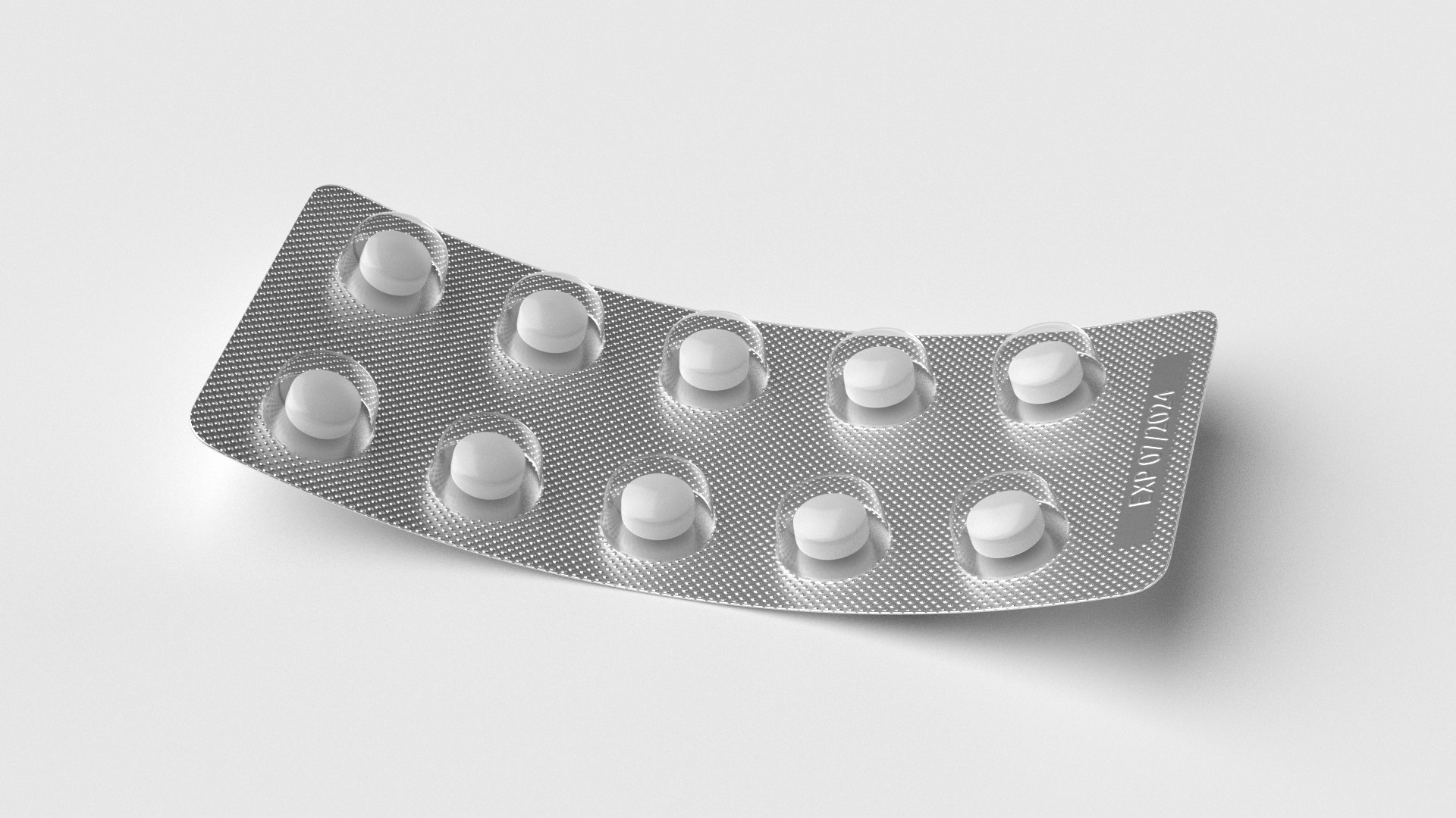 Drug Blister Packs Collection 3D Model - TurboSquid 1804274