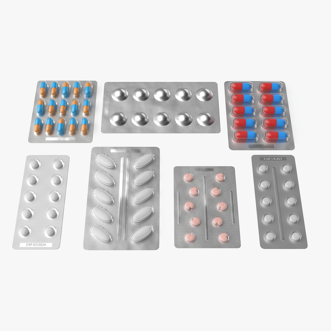modèle 3D de Collection de blisters de médicaments - TurboSquid 1804274