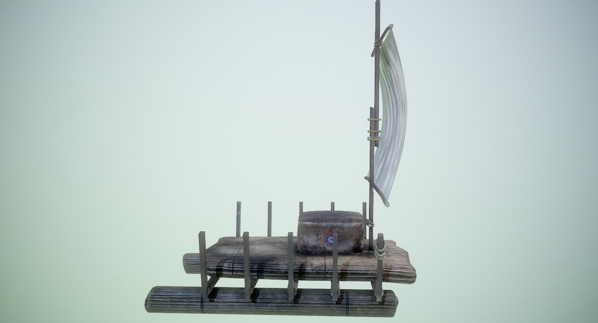 Raft 3d Obj