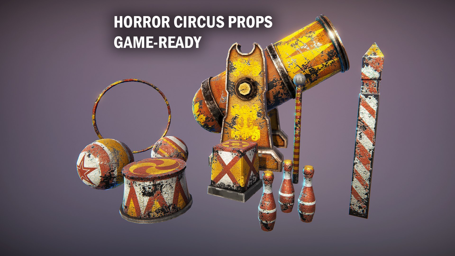 Circus Props 3D Model - TurboSquid 1274708