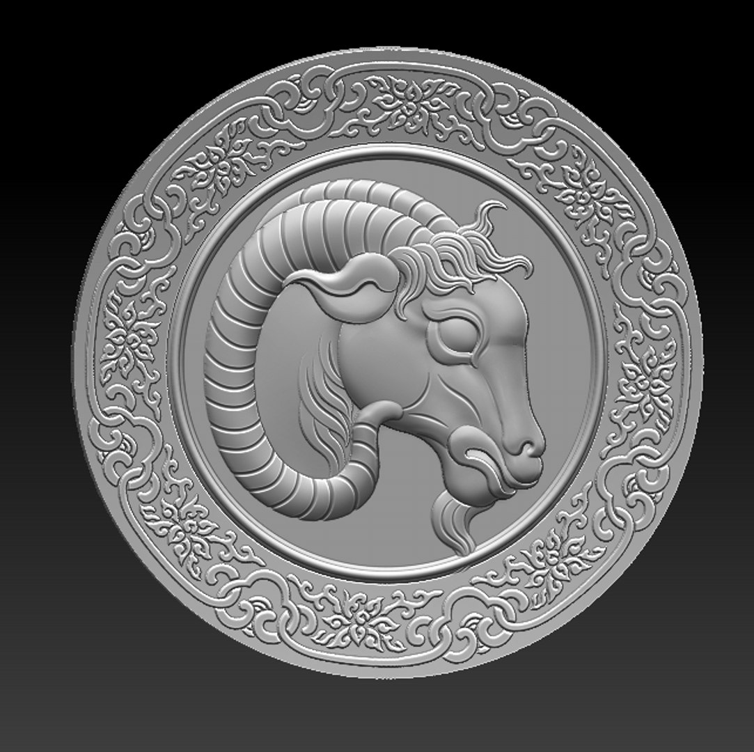 Stl Ram Head 3D Model - TurboSquid 1285687