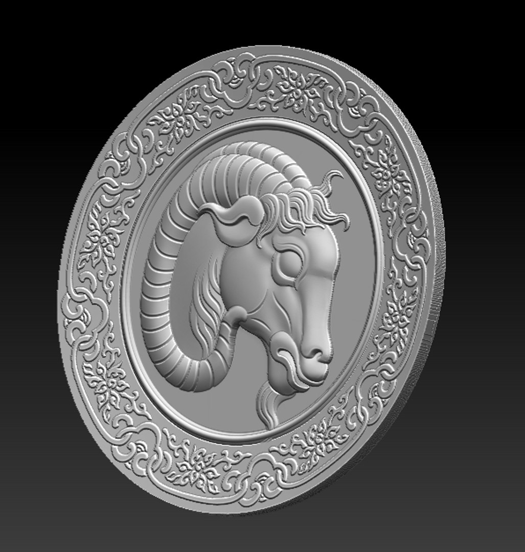 Stl Ram Head 3D Model - TurboSquid 1285687