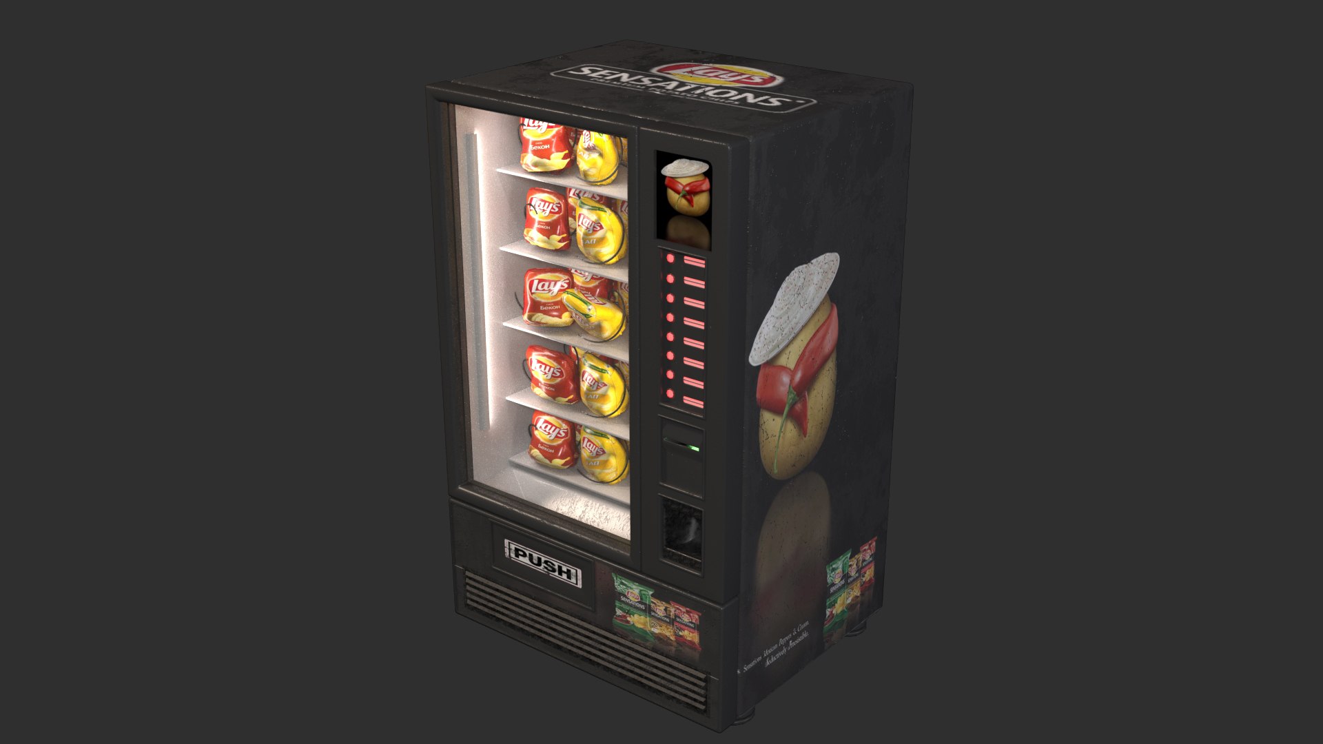 3D Futuristic Vending Machine - 3D Model Model - TurboSquid 2176449