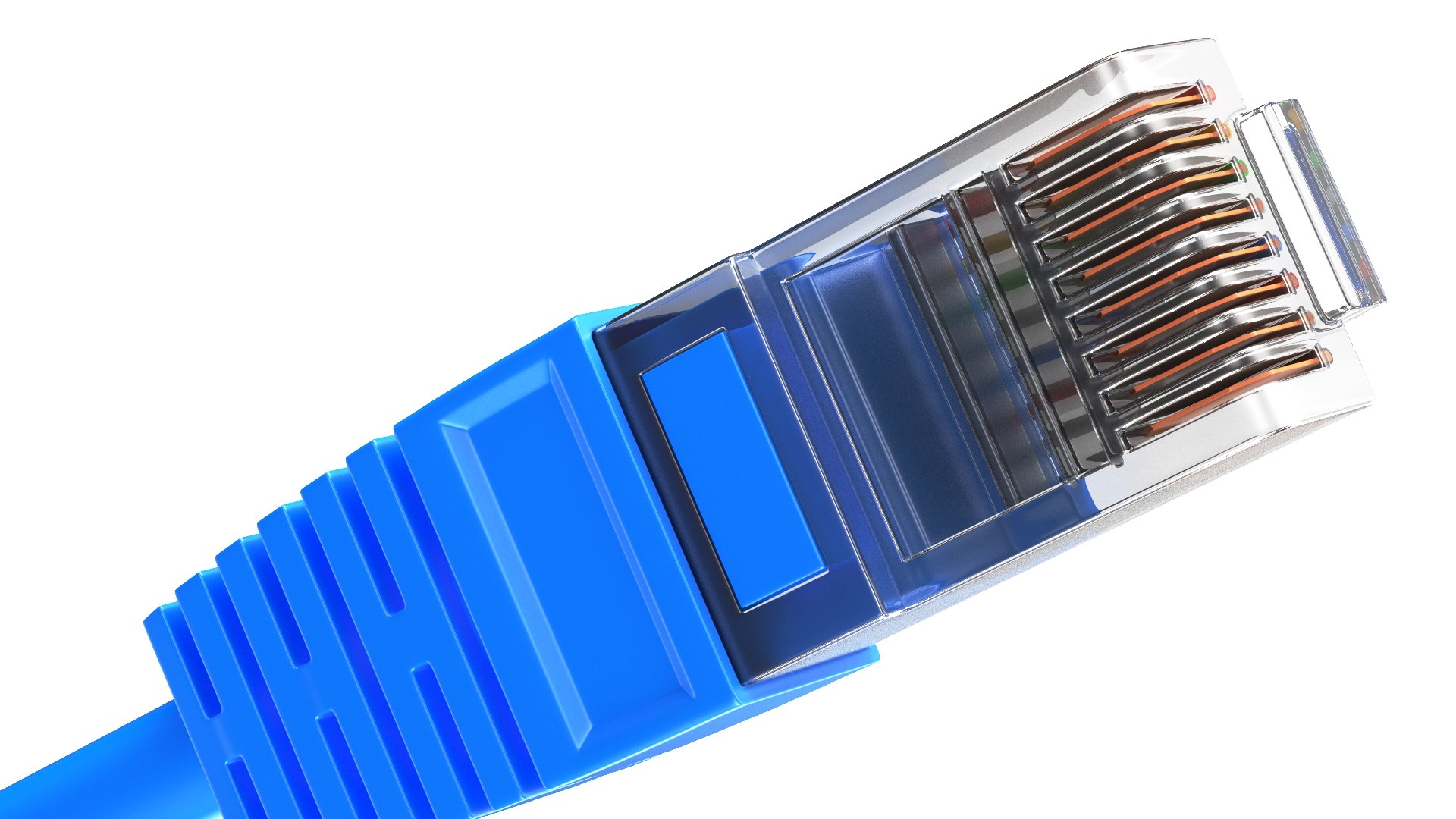 Detailed Ethernet Cable 3D Model - TurboSquid 2111318