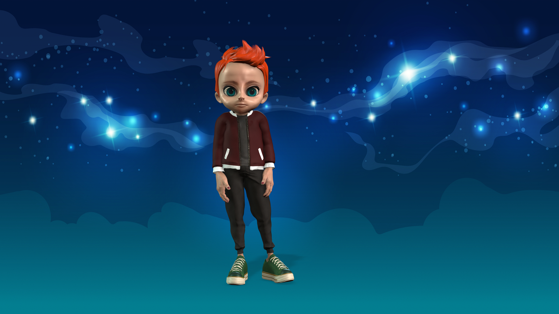 KID ACTION 3D MODEL TOON ANIMATED 3D model - TurboSquid 2043436