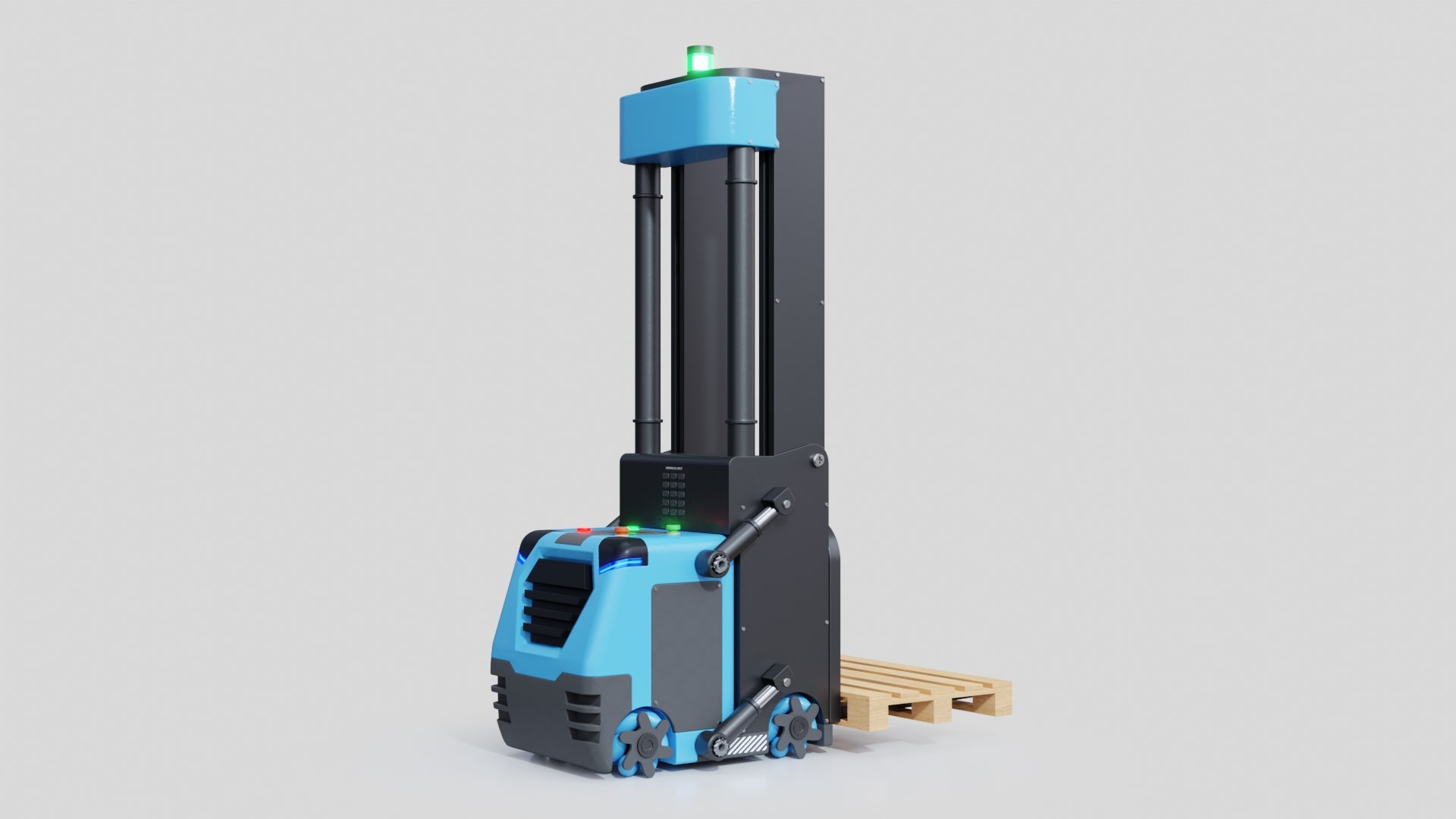 Forklift Truck AGV Model - TurboSquid 1809389