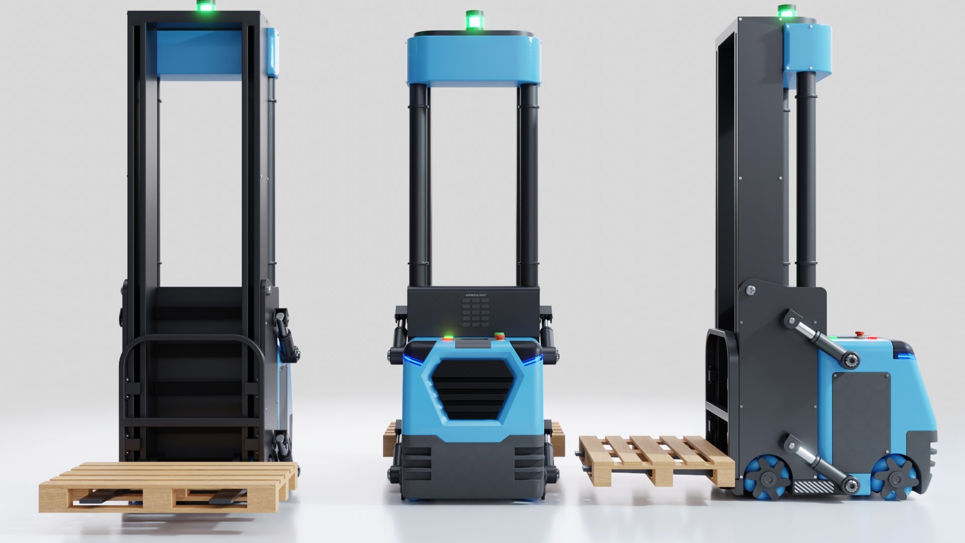 Forklift Truck AGV Model - TurboSquid 1809389