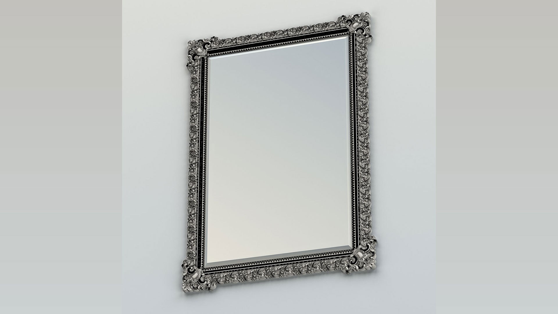 3D Rectangle Mirror Frame 020 - TurboSquid 2057613