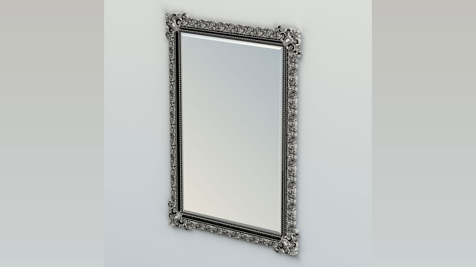 3D Rectangle Mirror Frame 020 - TurboSquid 2057613
