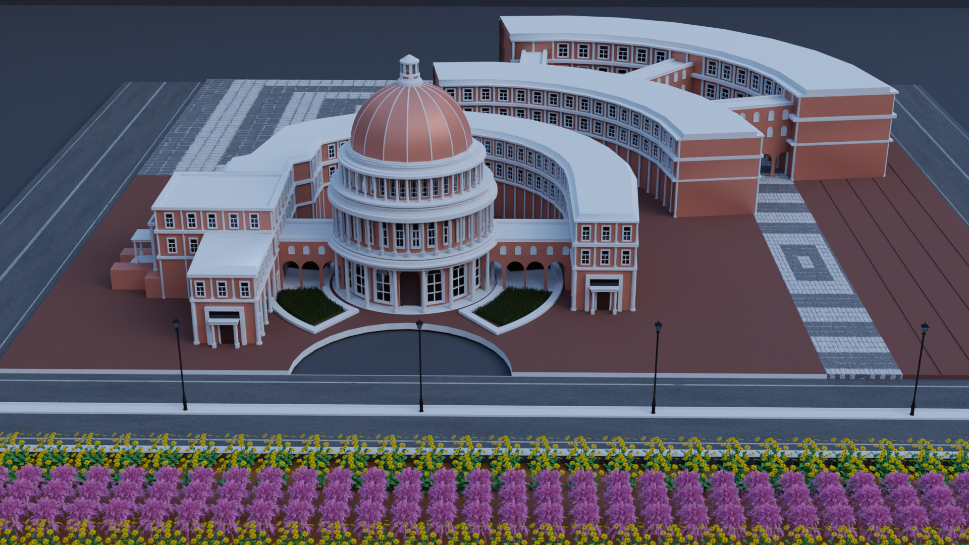3D building national assembly headquarter - TurboSquid 1654494