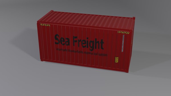20 foot High cube shipping container 3D - TurboSquid 1774988
