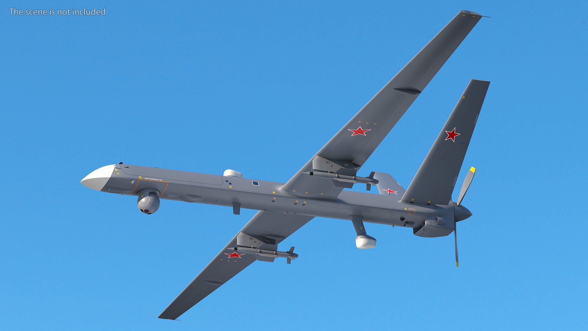 Orion Russian UAV Rigged Model - TurboSquid 1942238