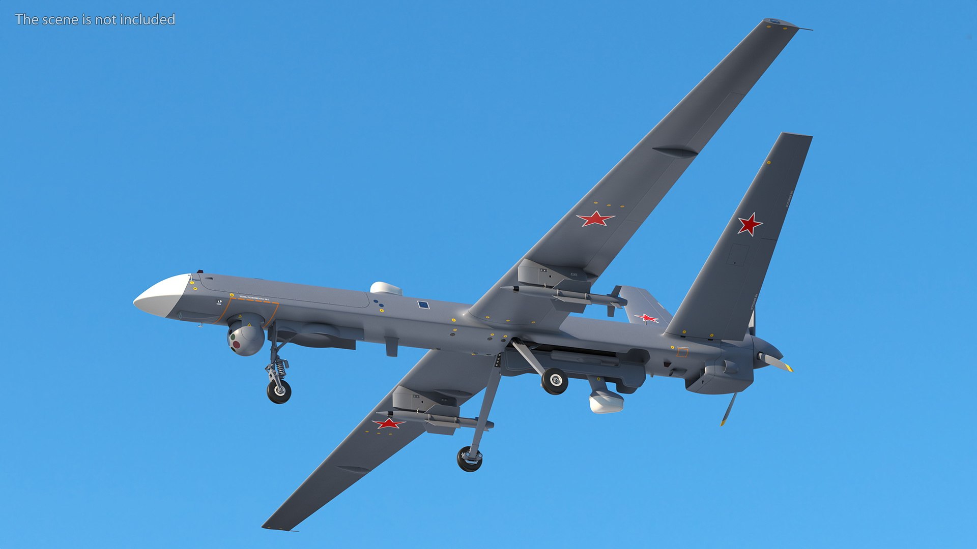 Orion Russian UAV Rigged Model - TurboSquid 1942238