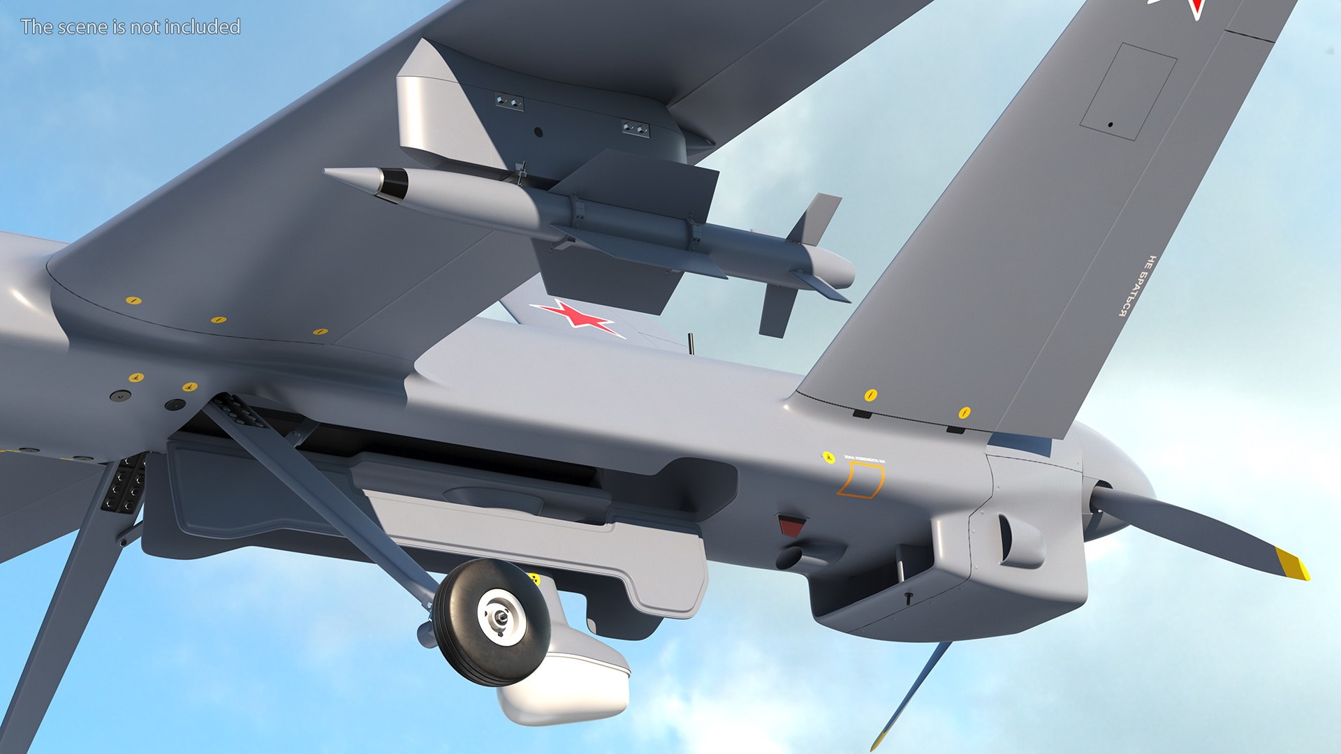 Orion Russian UAV Rigged model - TurboSquid 1942238