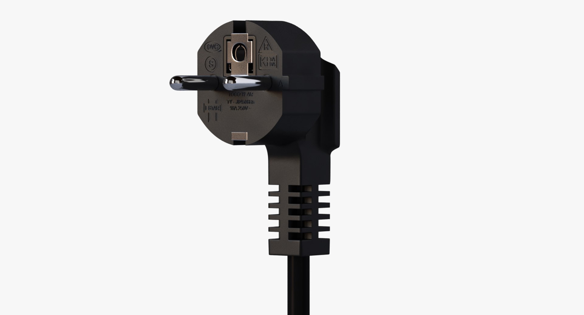 3D Model European Power Plug - TurboSquid 1316338