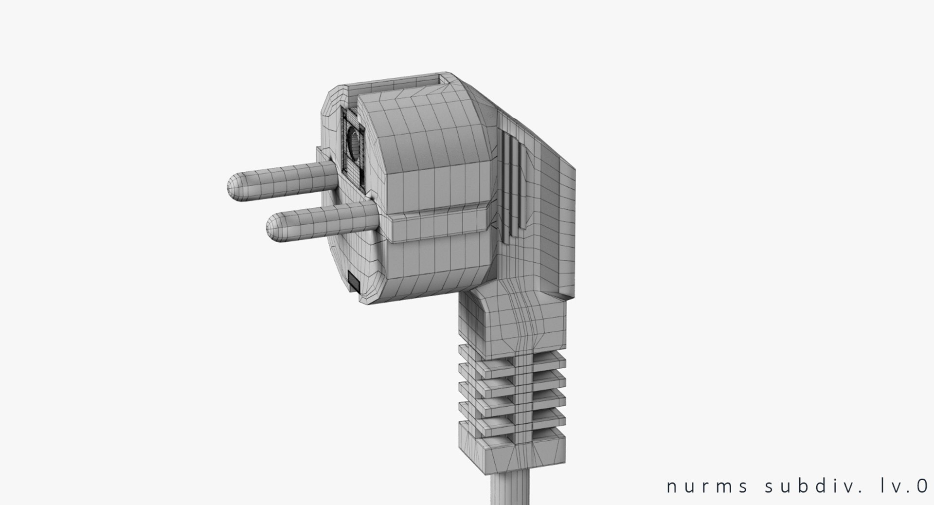 3D Model European Power Plug - TurboSquid 1316338