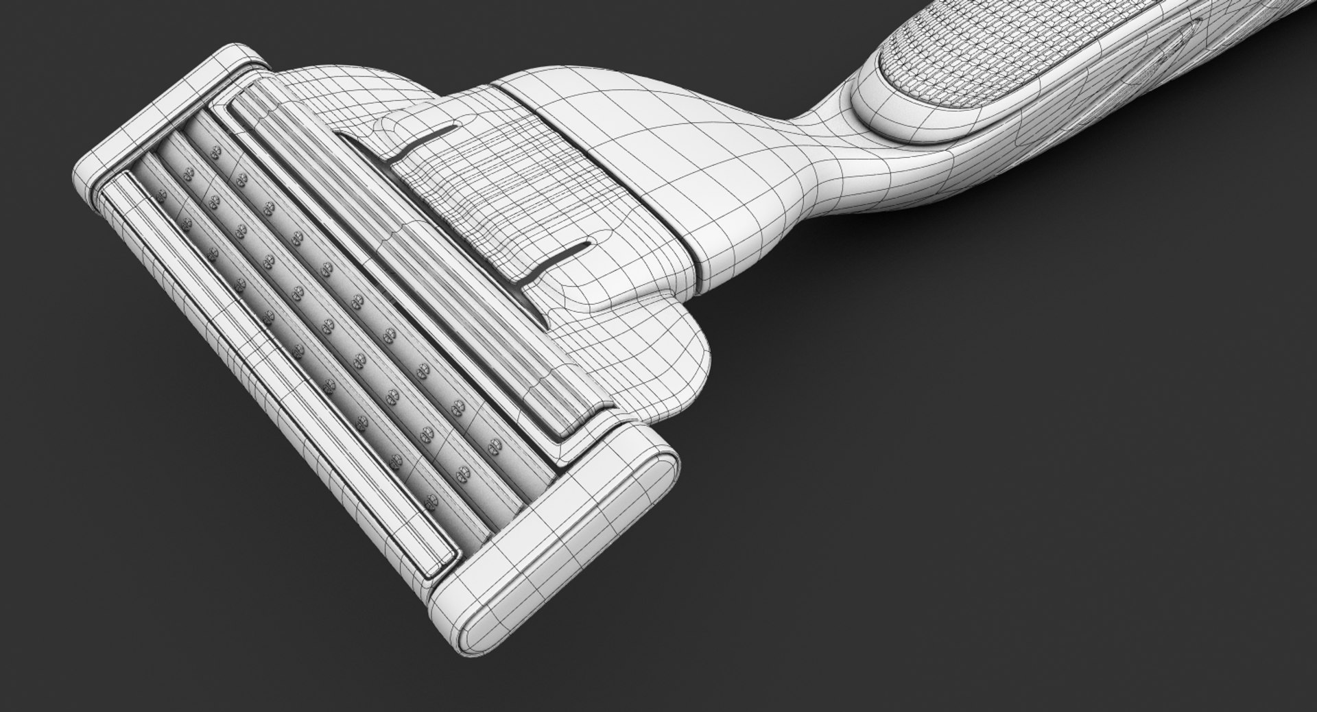 3d Gillette Mach 3 Model