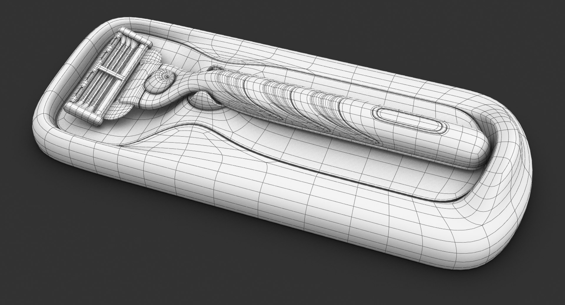 3d Gillette Mach 3 Model