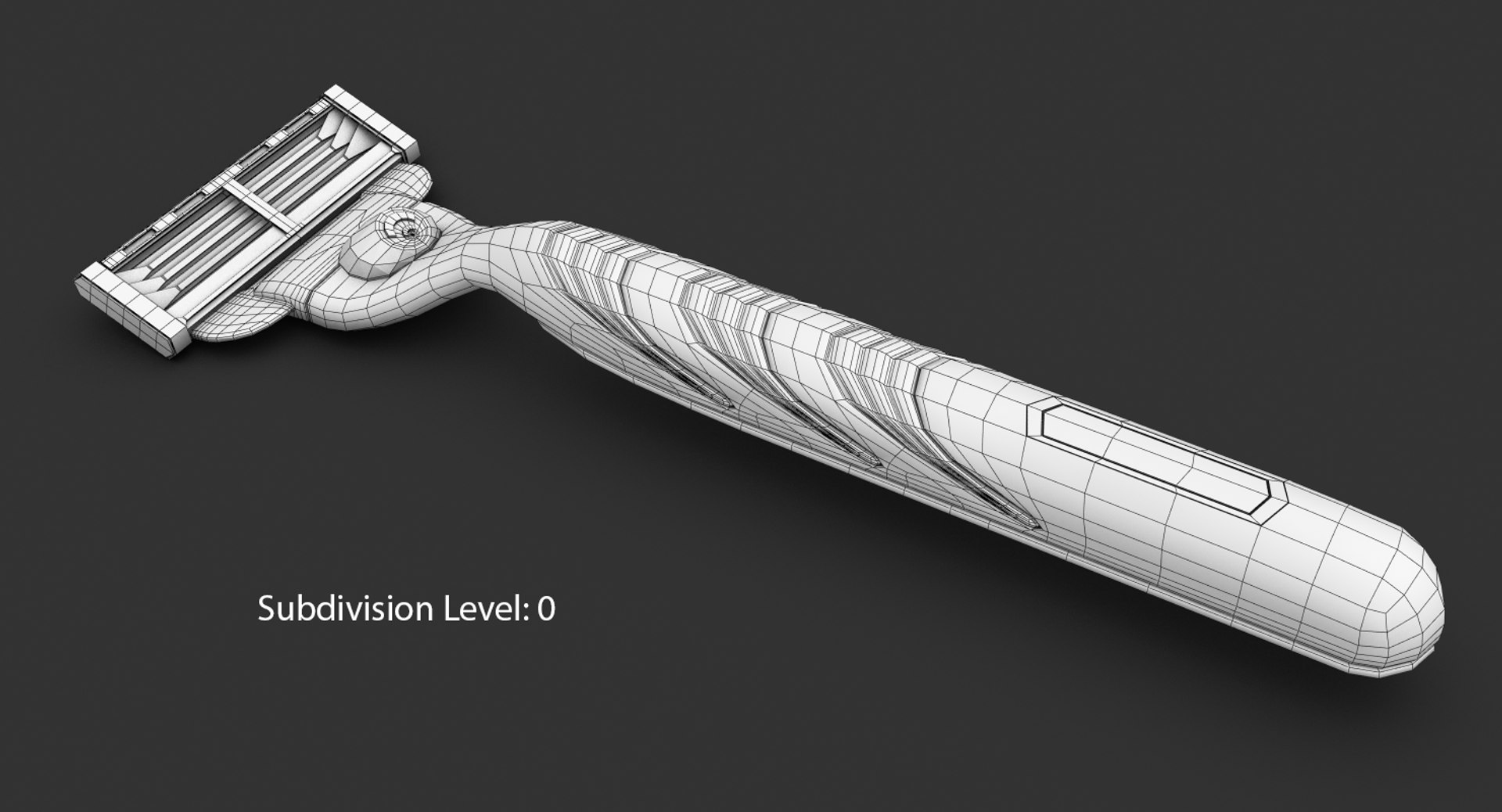 3d Gillette Mach 3 Model