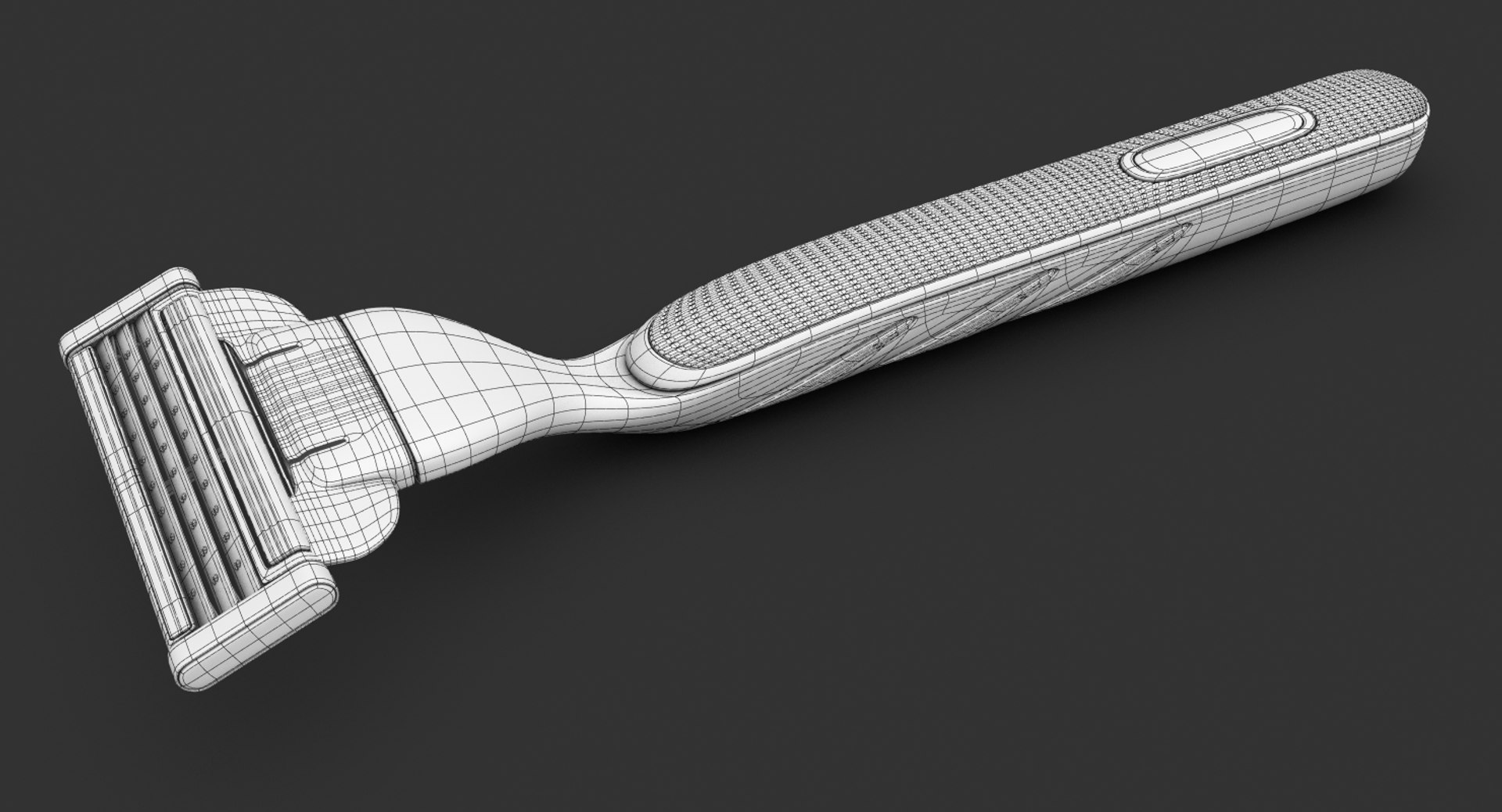 3d Gillette Mach 3 Model