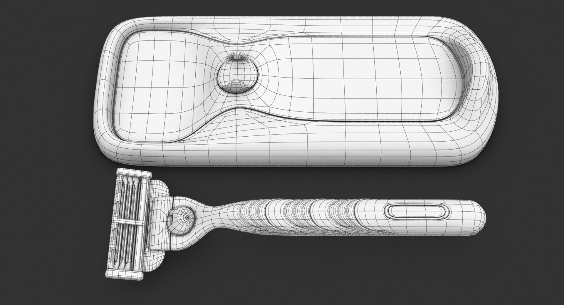 3d Gillette Mach 3 Model