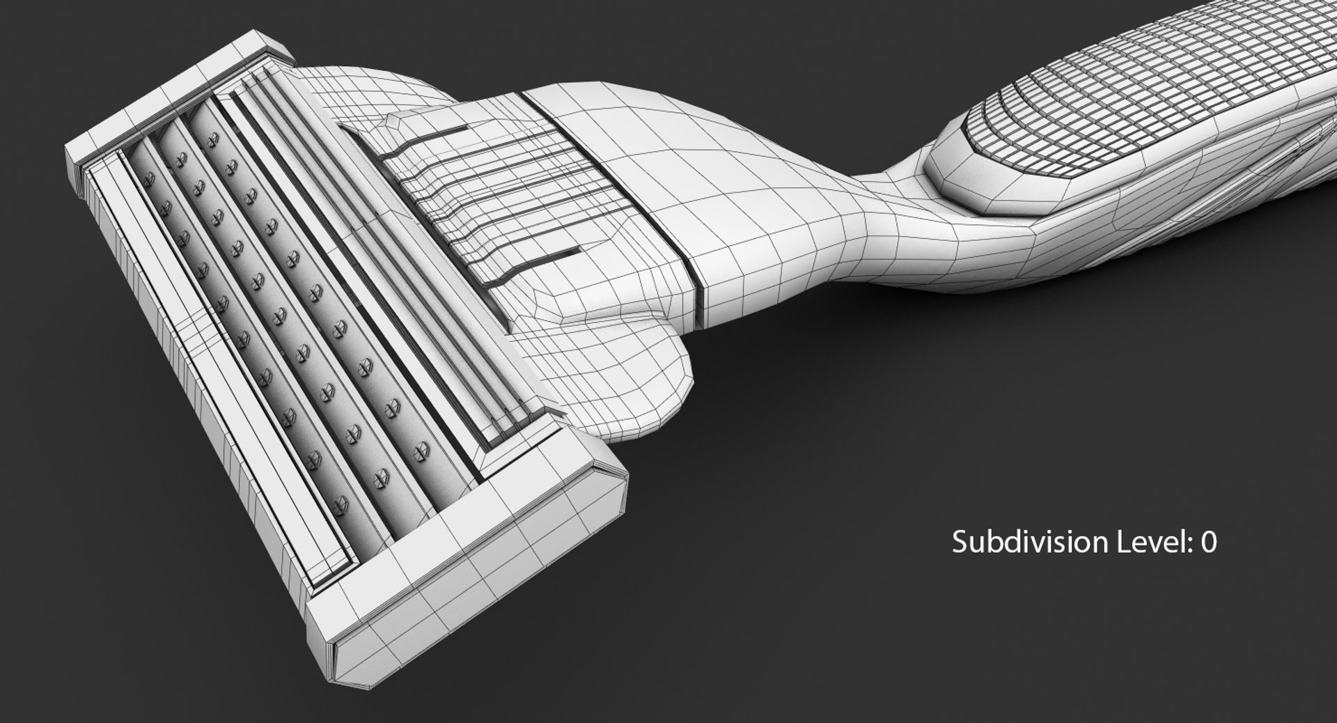 3d Gillette Mach 3 Model