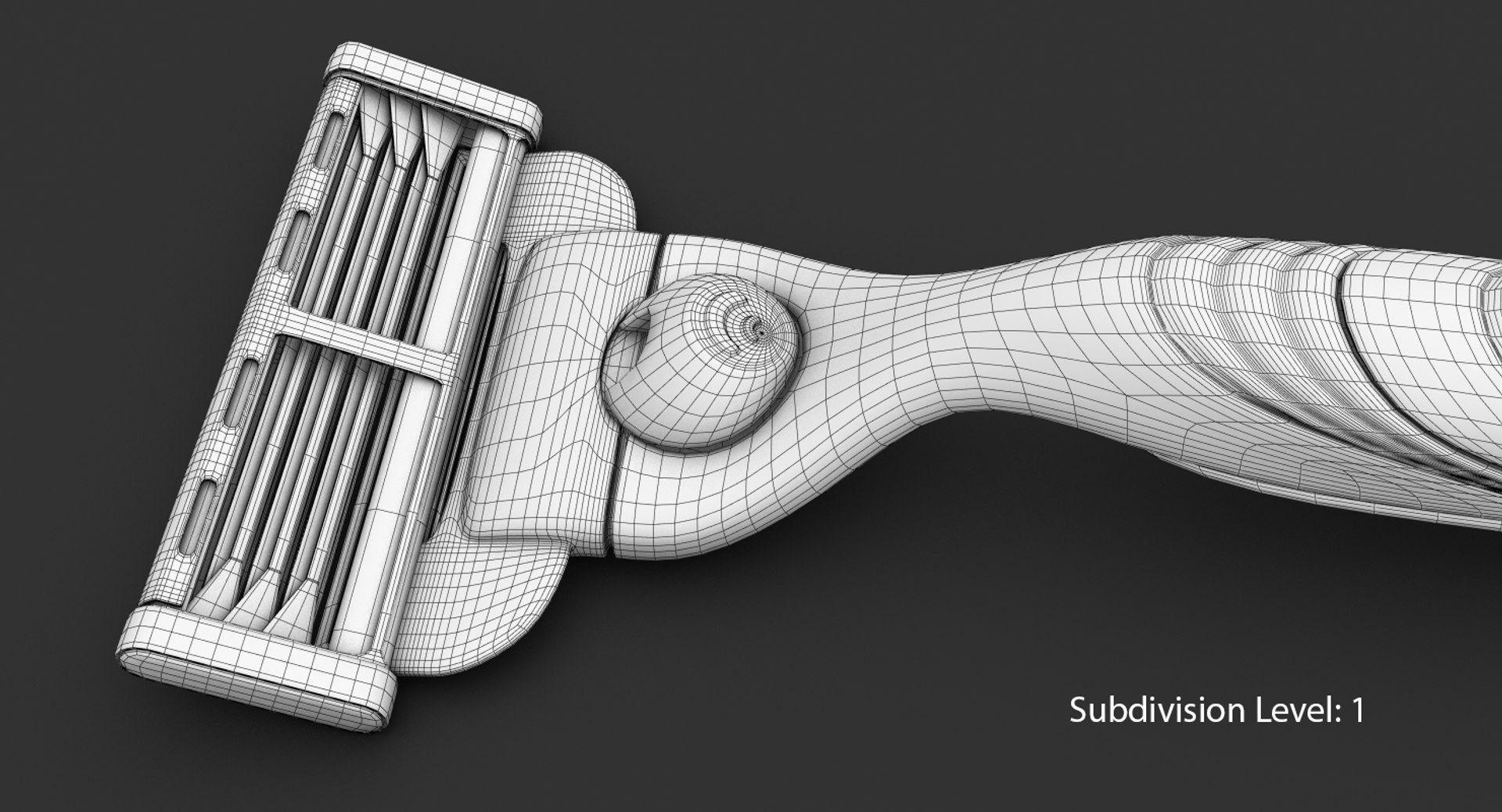 3d Gillette Mach 3 Model