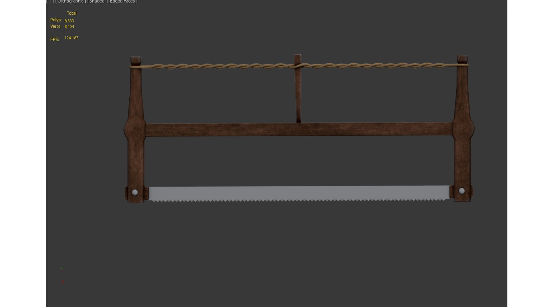 Hand Saw Tool 3D Model - TurboSquid 2240194