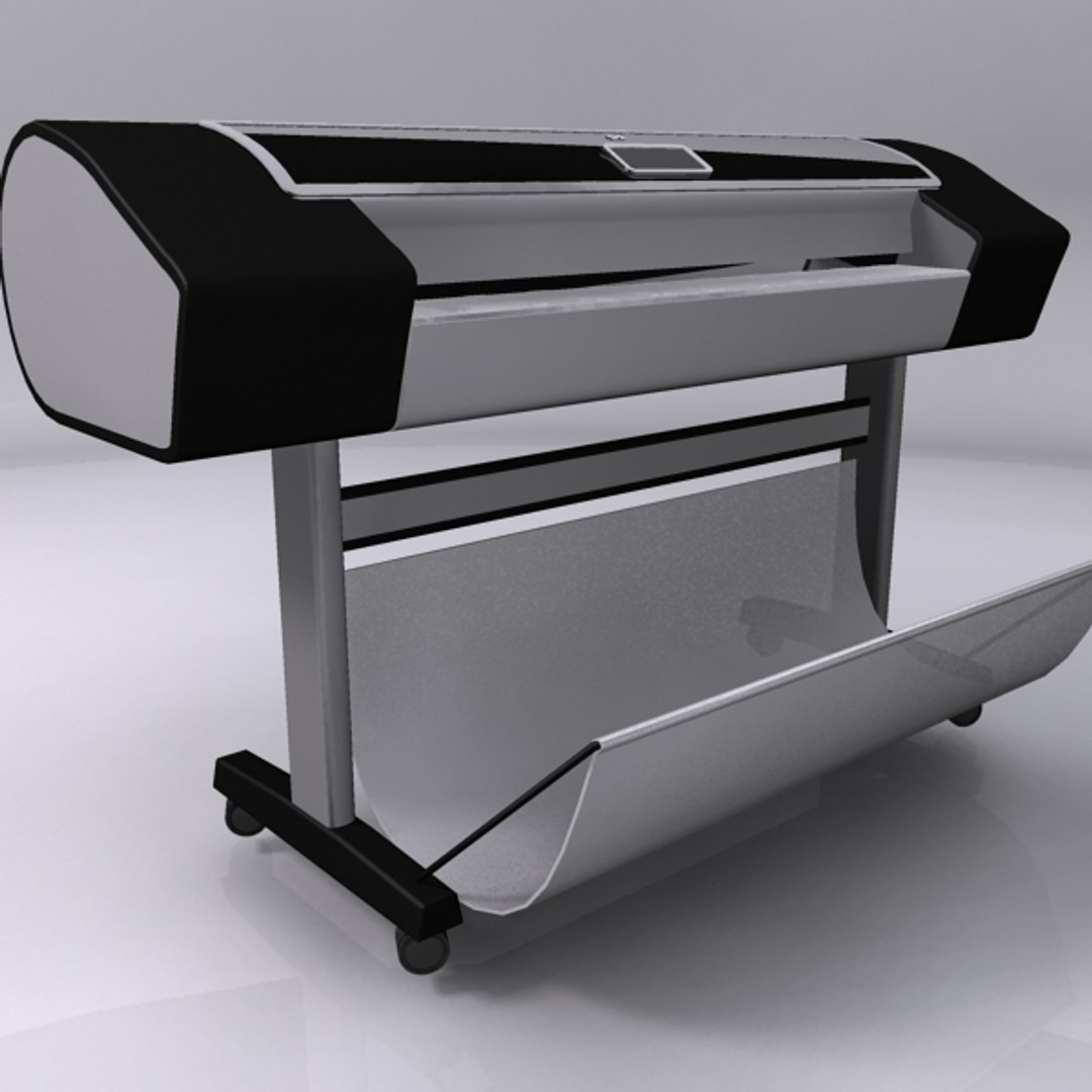 3d Model Hp Designjet Z3200 Plotter