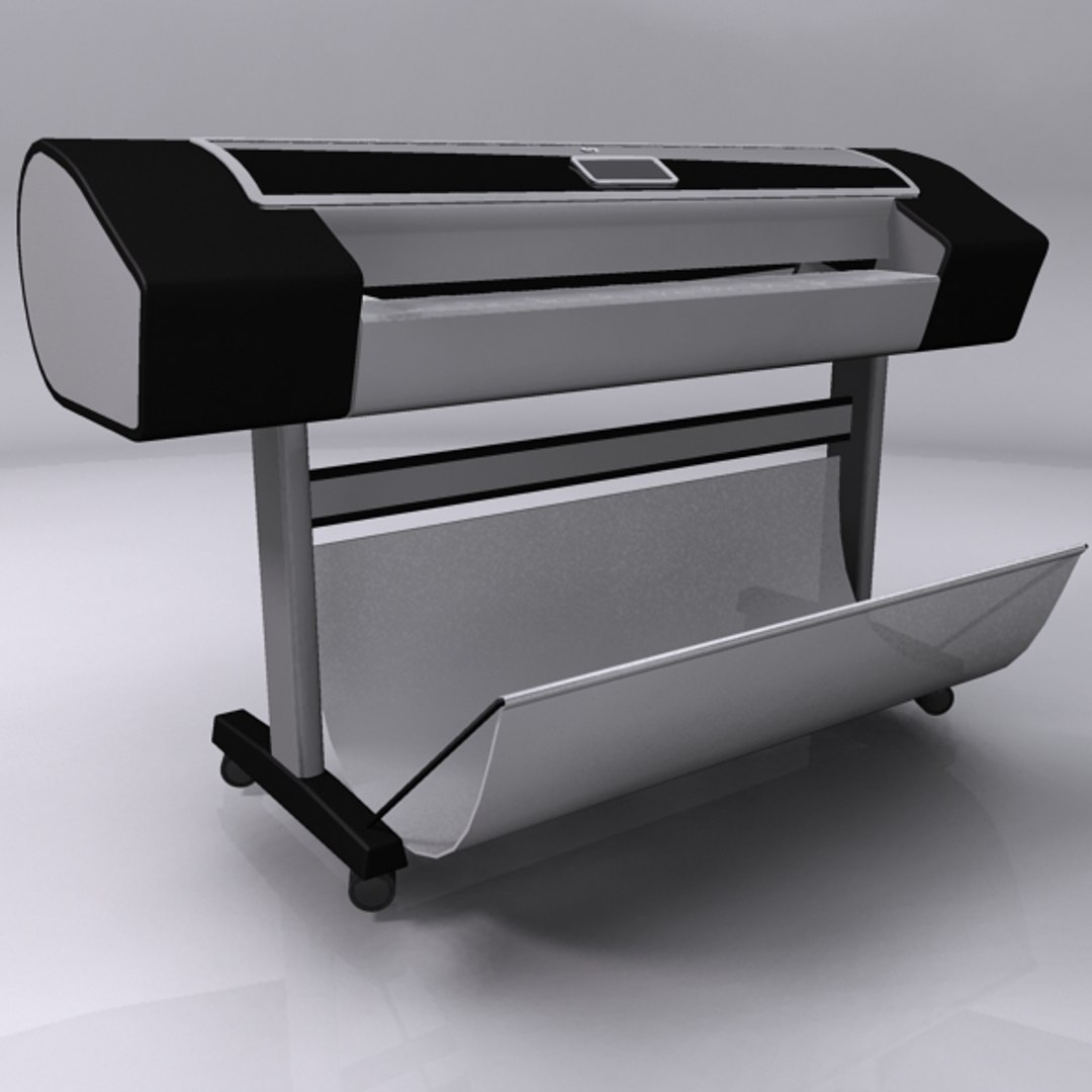3d Model Hp Designjet Z3200 Plotter