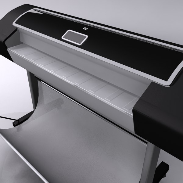 3d model hp designjet z3200 plotter