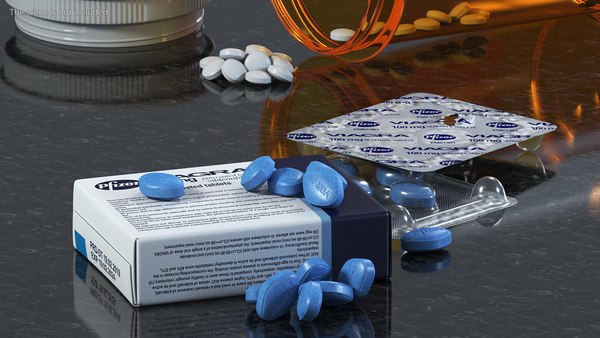 3D model Bunch of Viagra Pills - TurboSquid 1831206