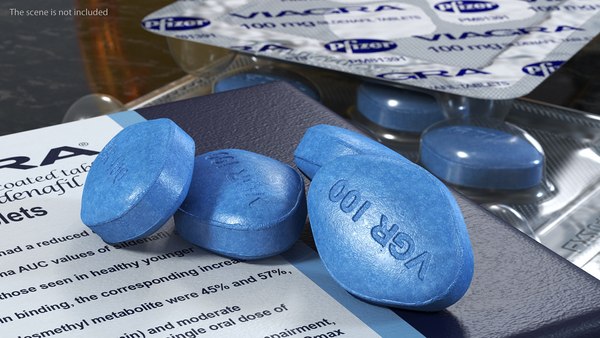 3D model Bunch of Viagra Pills - TurboSquid 1831206