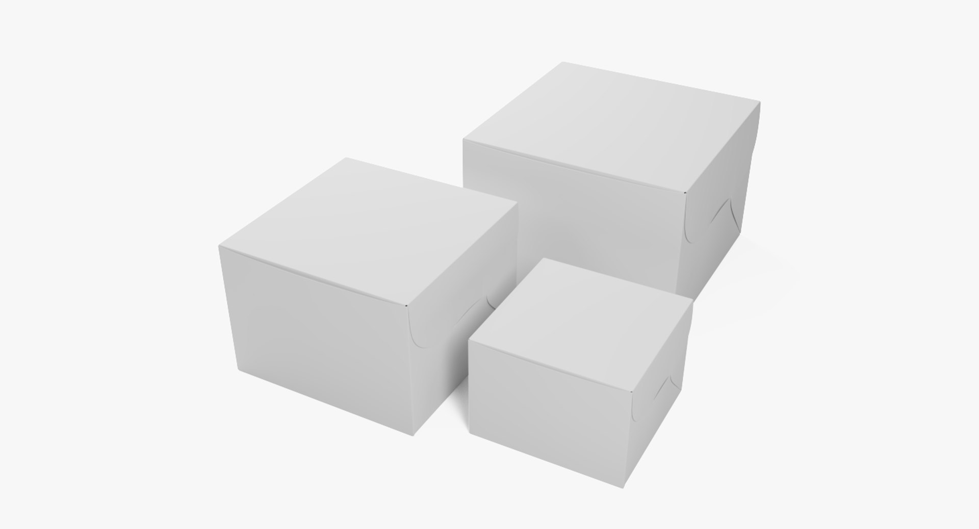 3D Cake Box - TurboSquid 1400830