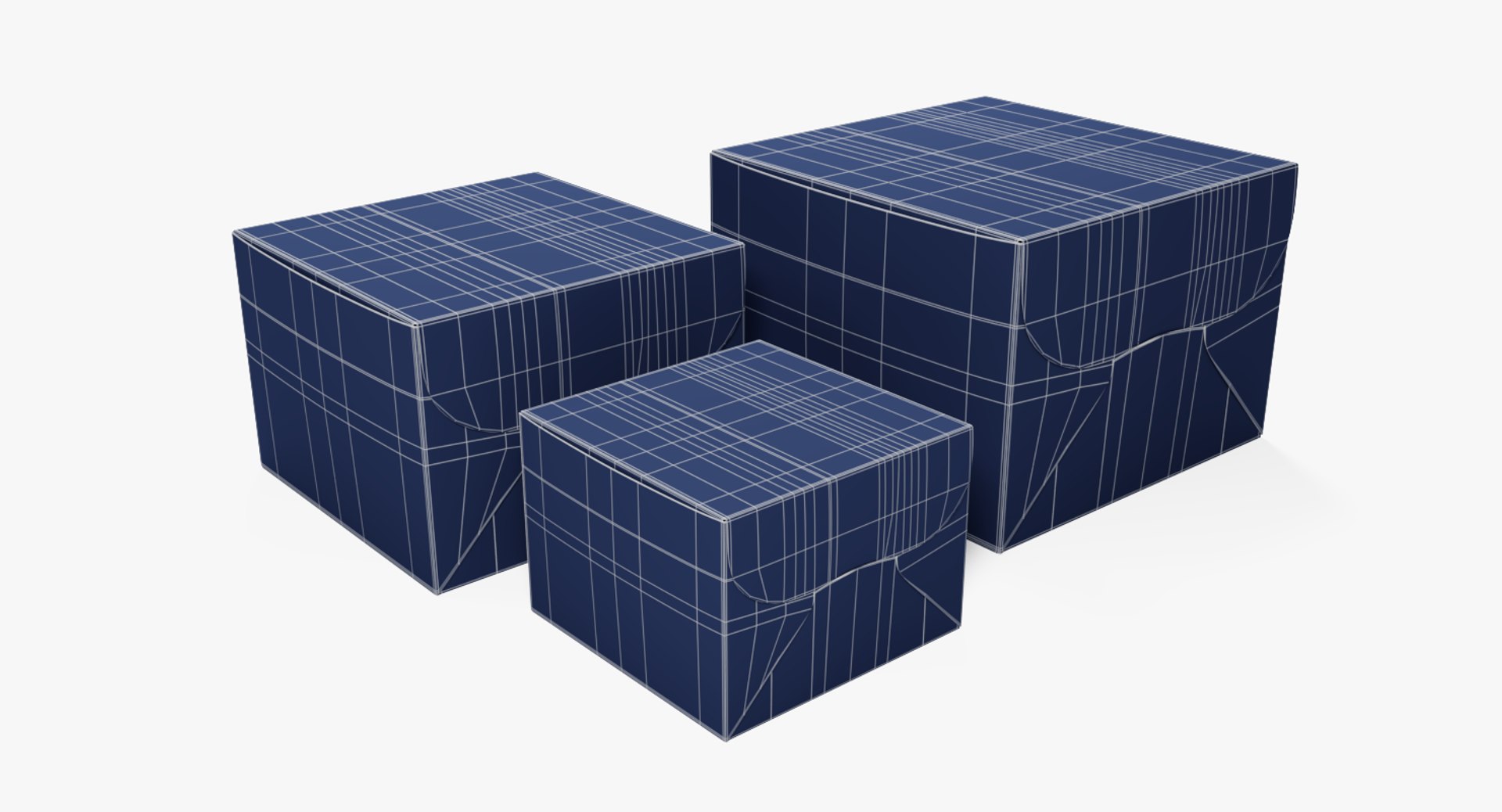 3D cake box - TurboSquid 1400830