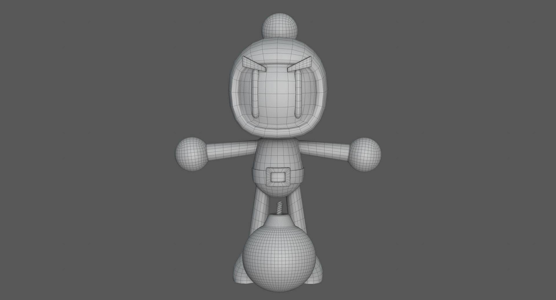 3D Shiron Bom Super Bomberman Model - TurboSquid 1383093