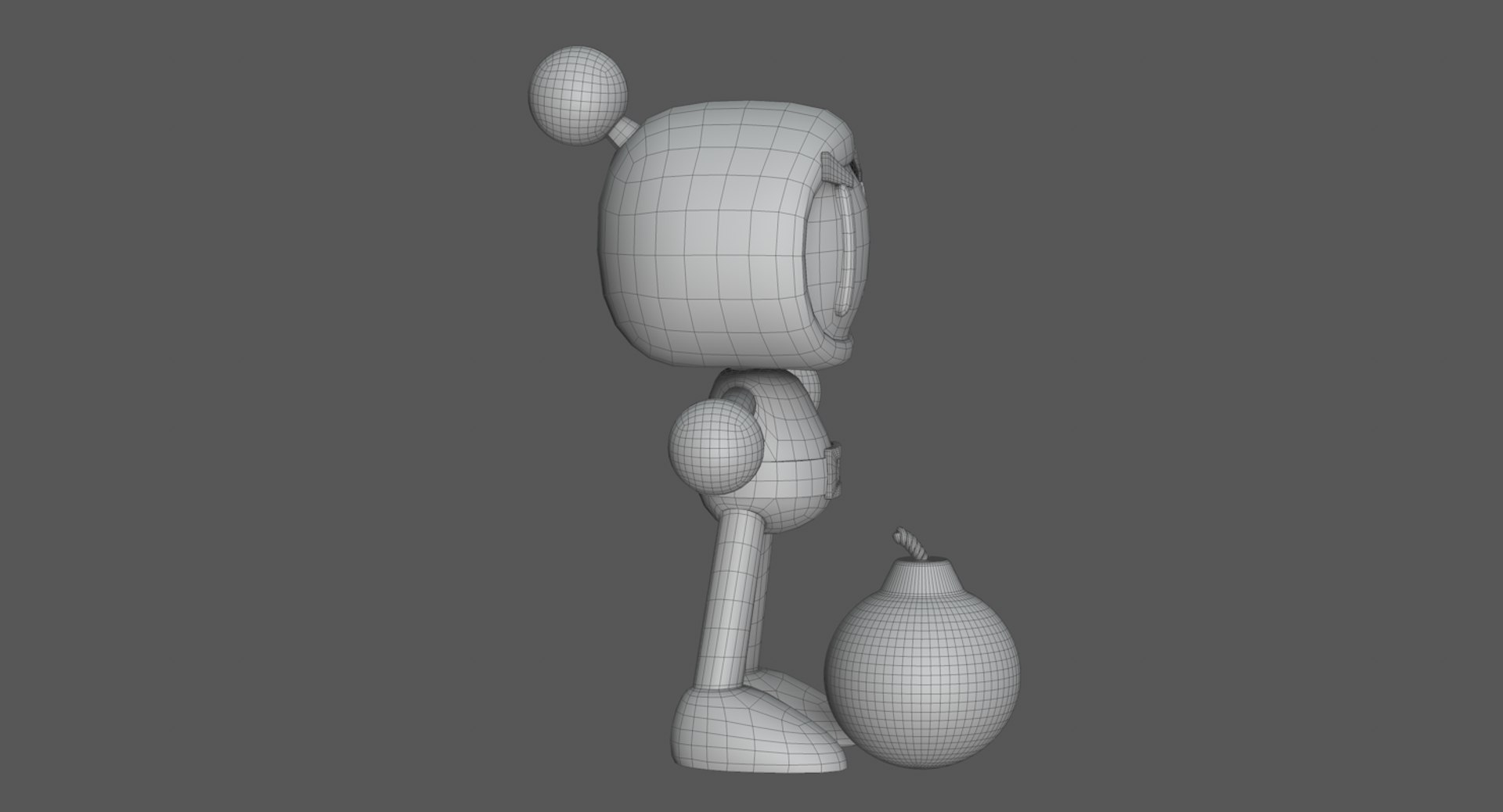 3D Shiron Bom Super Bomberman Model - TurboSquid 1383093