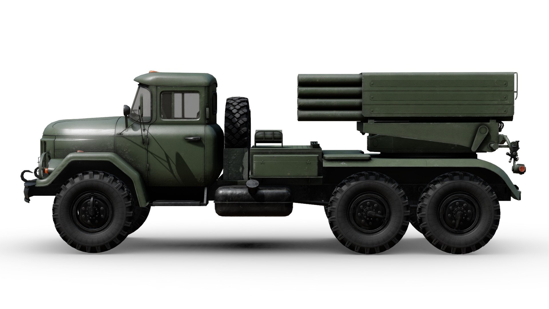 3D BM-21 Grad - TurboSquid 2199867