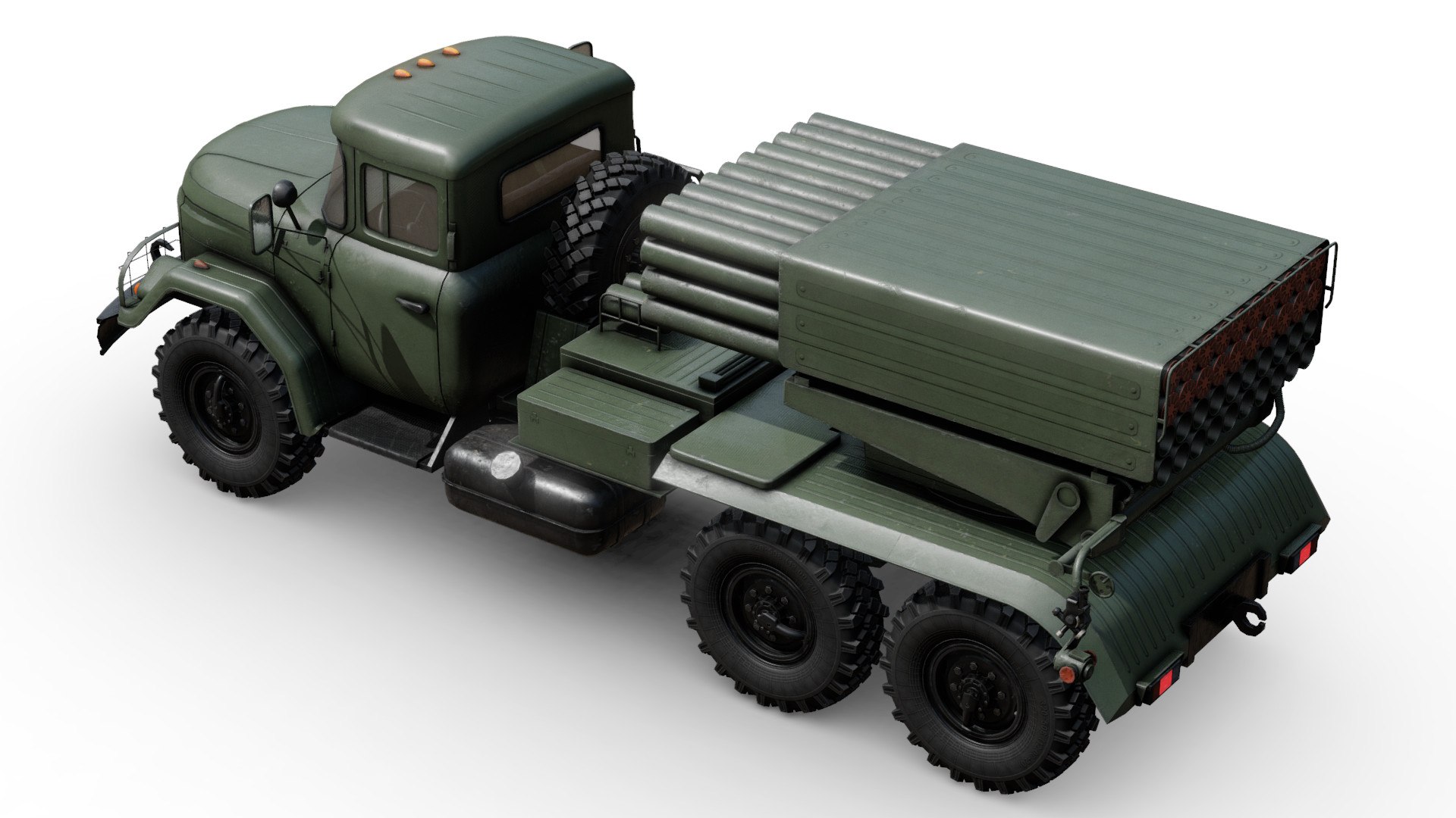 3D BM-21 Grad - TurboSquid 2199867