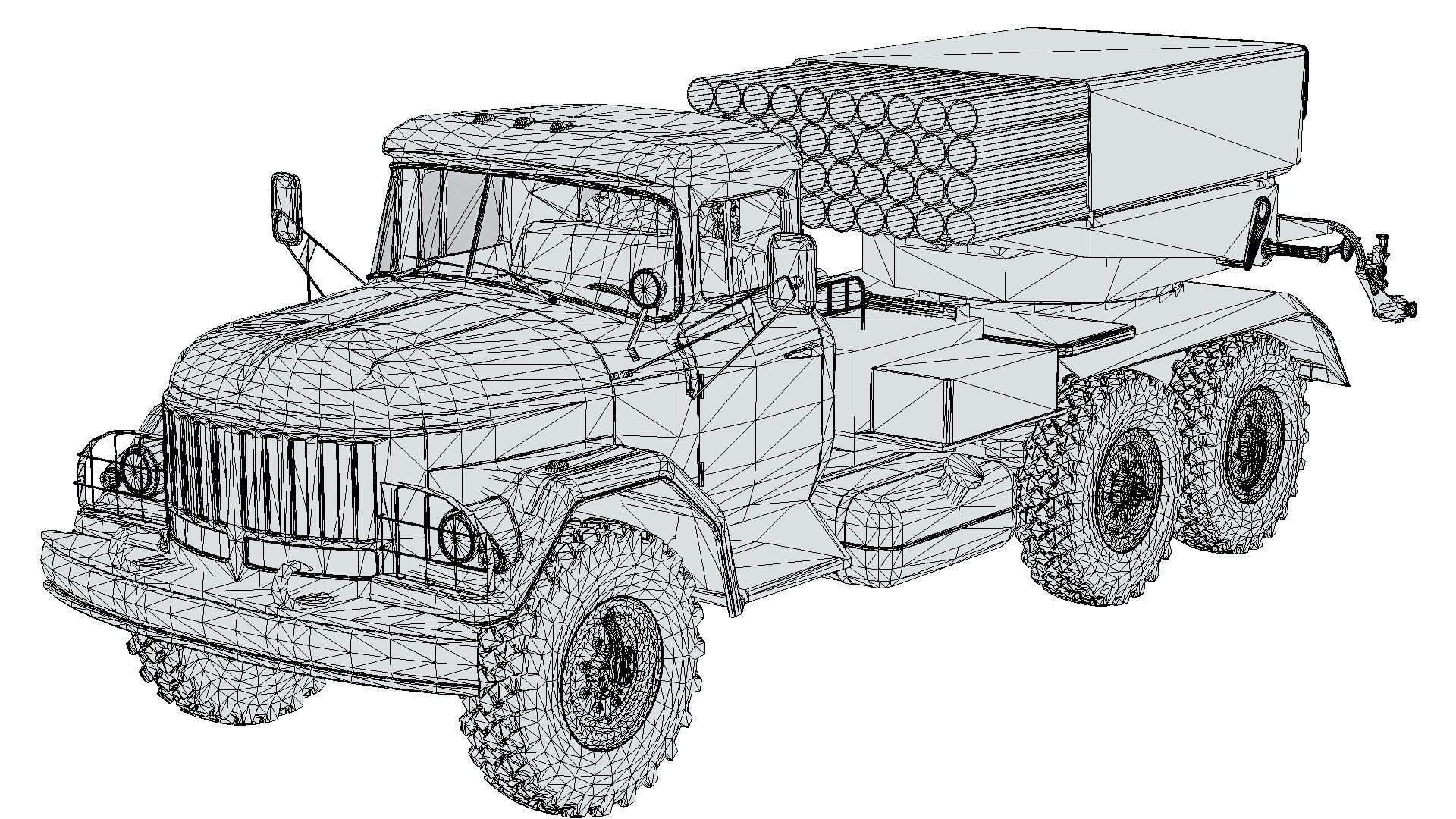 3D BM-21 Grad - TurboSquid 2199867