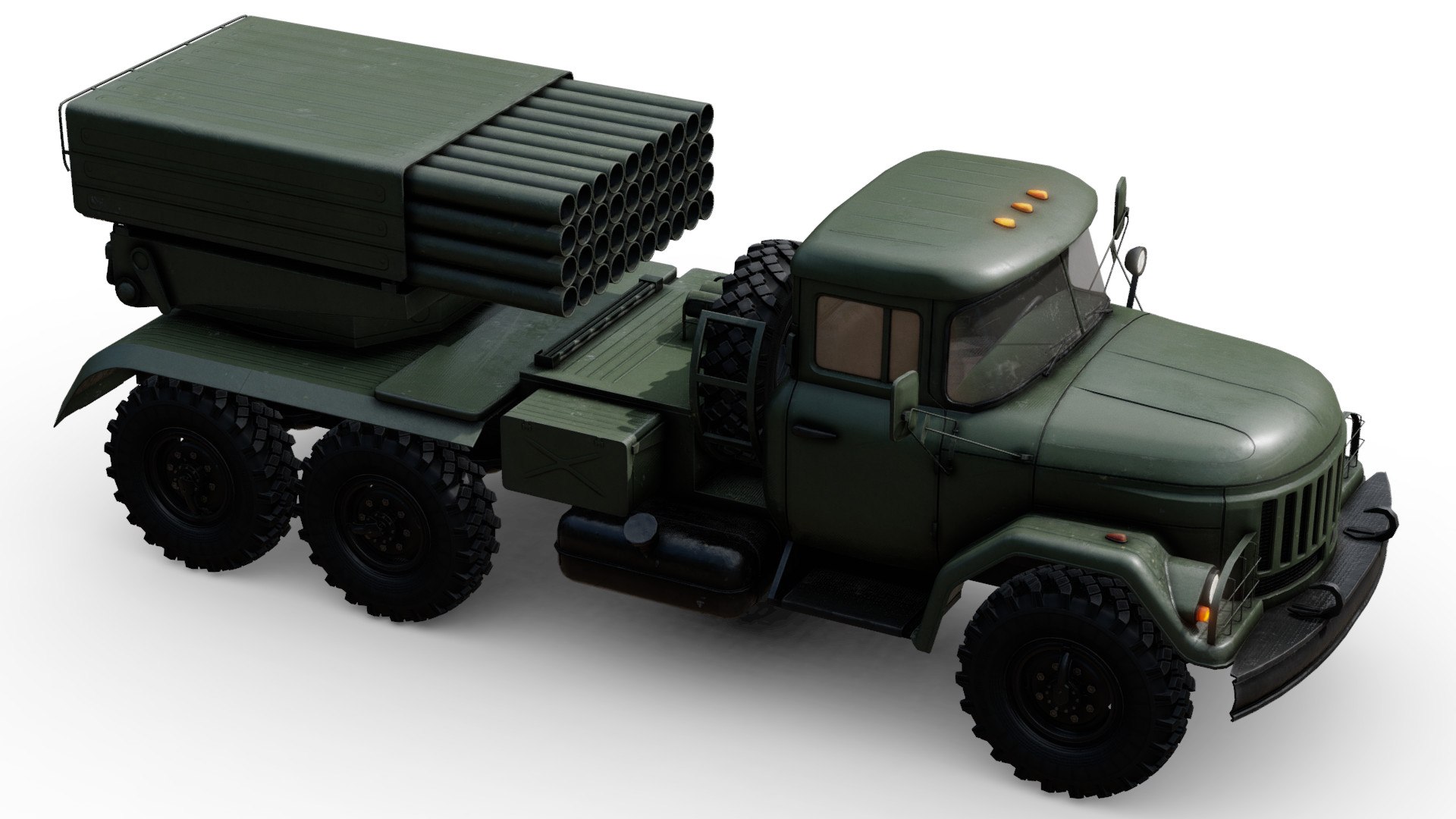 3D BM-21 Grad - TurboSquid 2199867